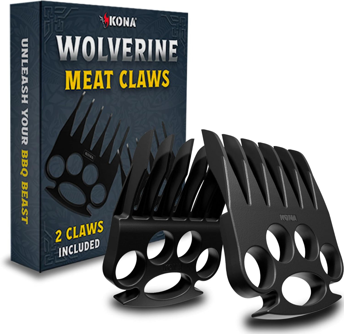 Kona Wolverine Meat Shredder Claws - Heavy Duty Bear Claw Meat Shredde