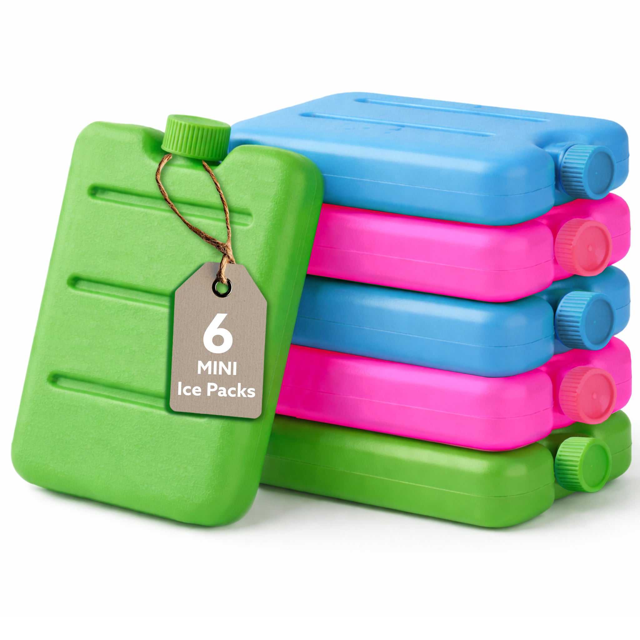 Small Ice Packs - TSA Compliant (Set of 6)